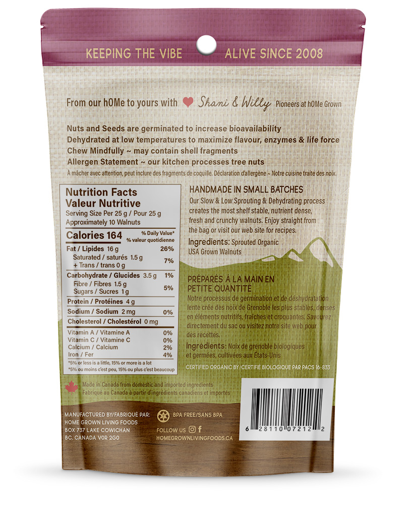 Sprouted Walnuts | hOMe Grown Living Foods